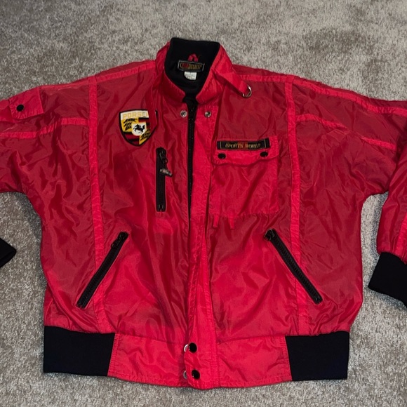 Jackets & Coats | Vintage 8s Racing Jacket Sports World Porsche Size ...